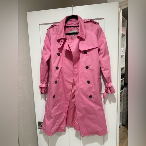Charles Klein | Jackets & Coats | Charles Klein Pink Womens Double ...